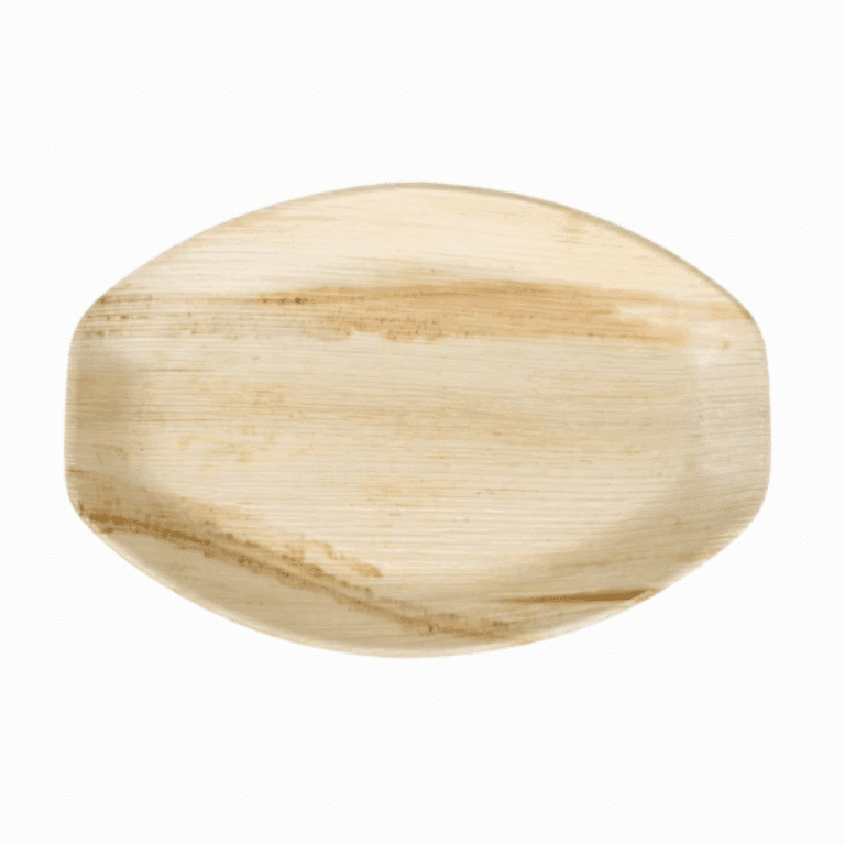 Palm Leaf Medium Oval Platter 11 x 7 - Bluecrest